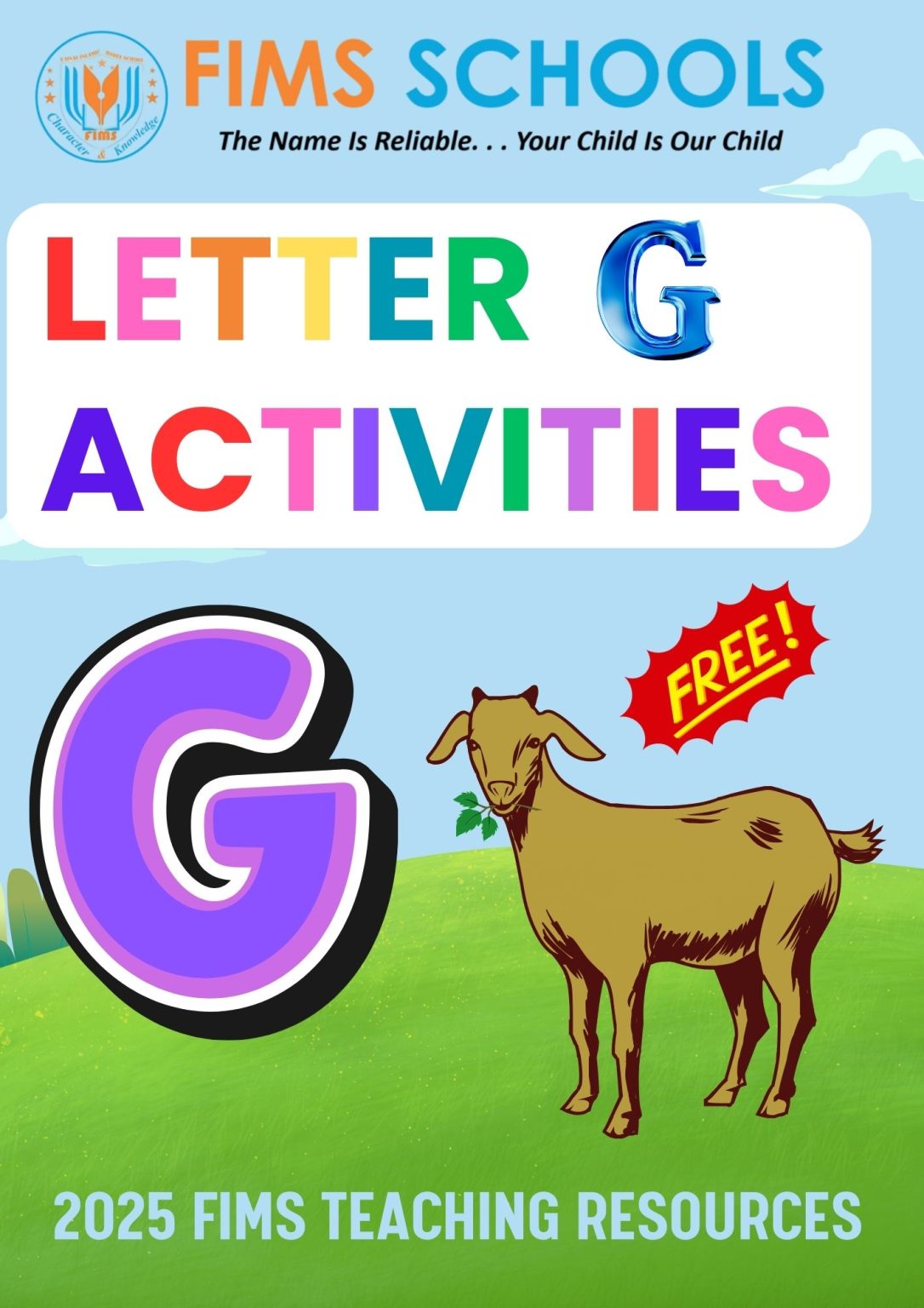 Free Printable Letter G Worksheets - Fimsschools